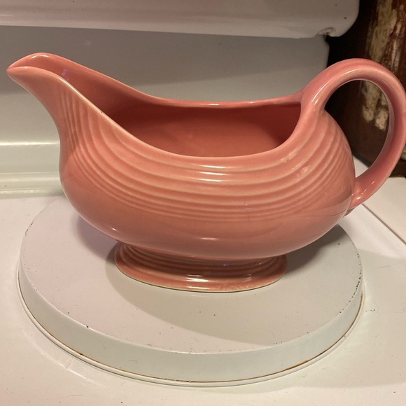 Fiestaware | Dining | Vintage Rose Pink Fiesta Ware Gravy Boat Sauce ...